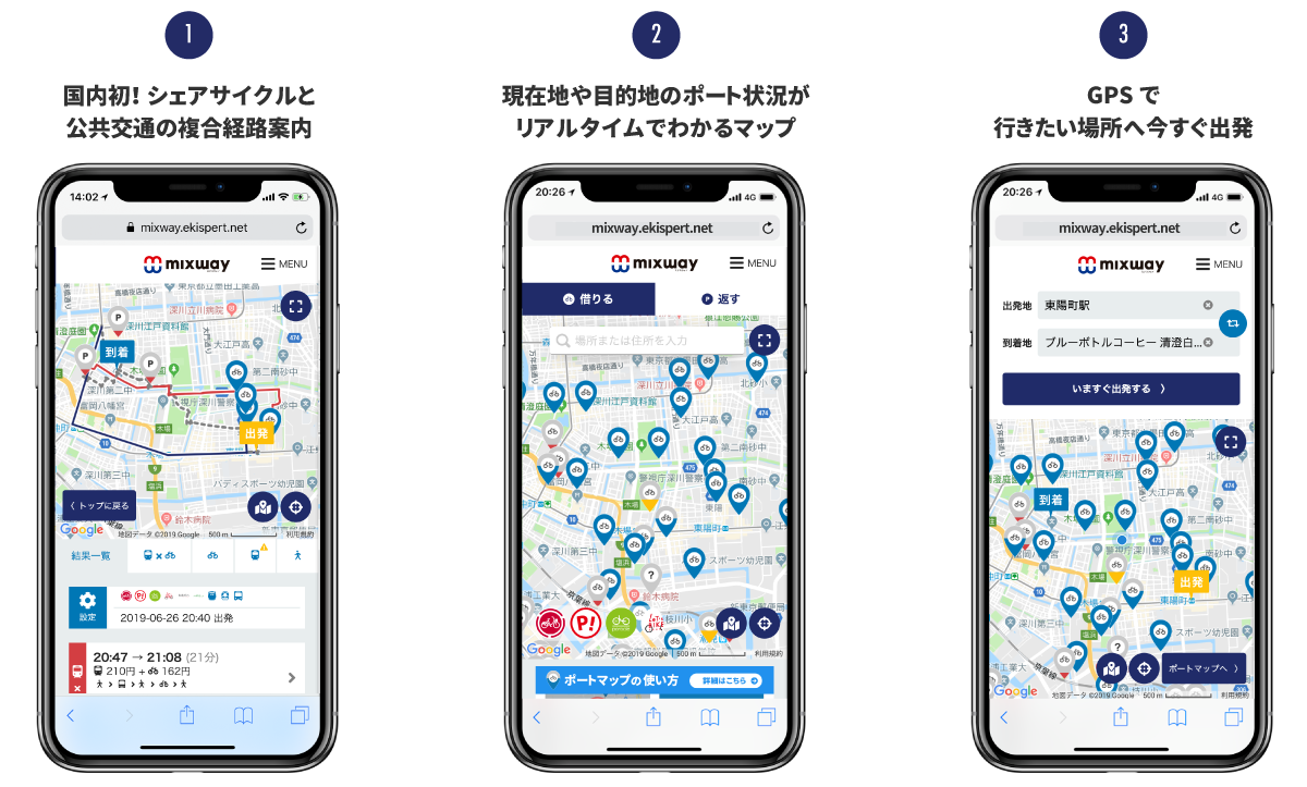 あらゆる交通手段に対応した複合経路検索「mixway API」リリース | AMP[アンプ] - ビジネスインスピレーションメディア