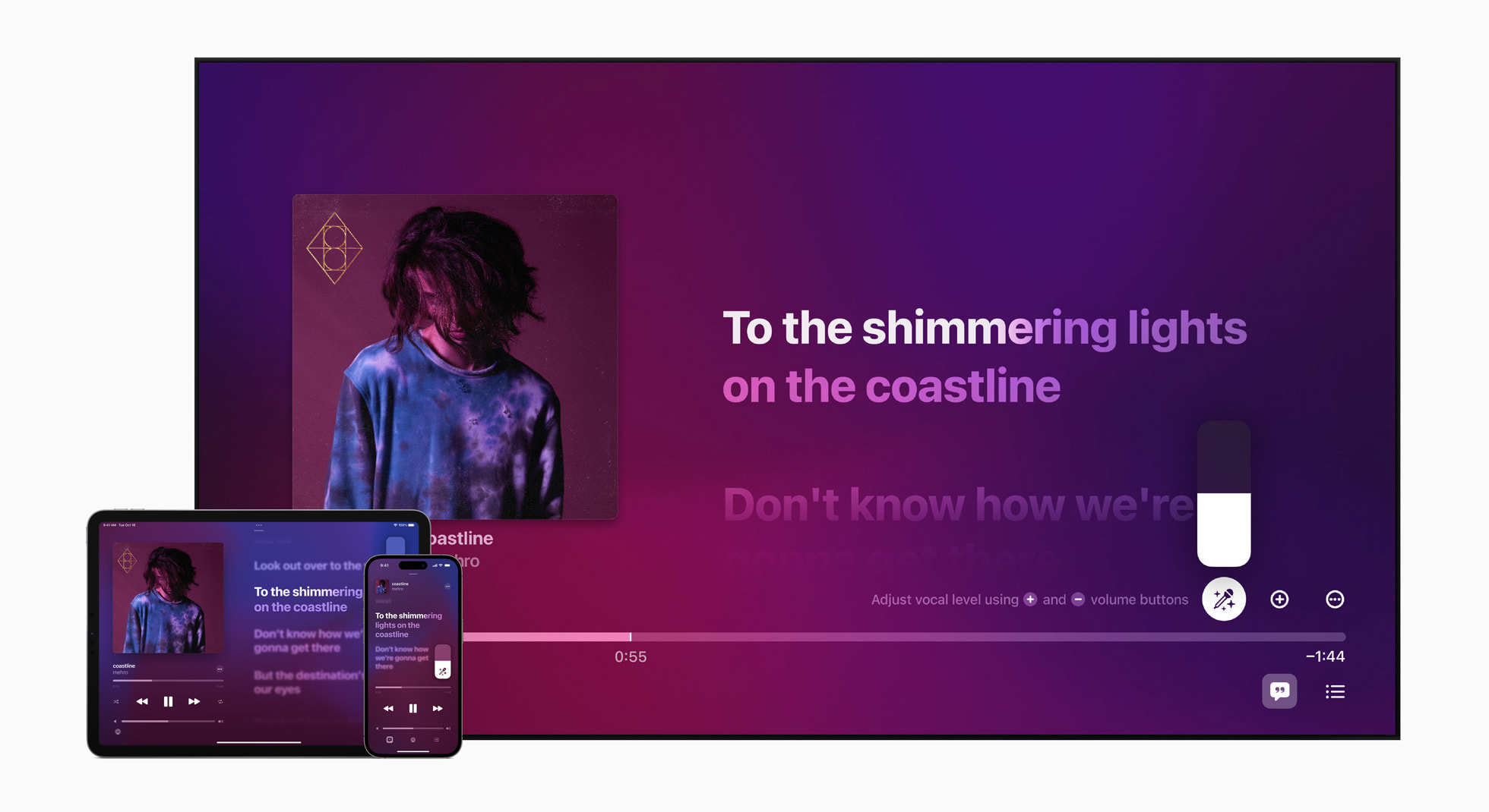 Apple Music、数千万の楽曲を簡単に歌うことができる新機能「Apple Music Sing」を追加 今月末に提供開始 | AMP ...