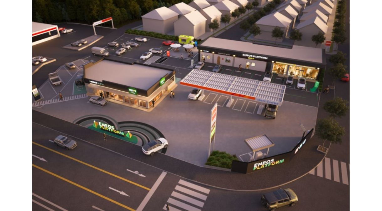 茨城県牛久市に次世代サービスステーション「ENEOSプラットフォーム」誕生 3月29日より 路面太陽光発電など環境に配慮した取組みも実施 | AMP[アンプ] - ビジネスインスピレーションメディア