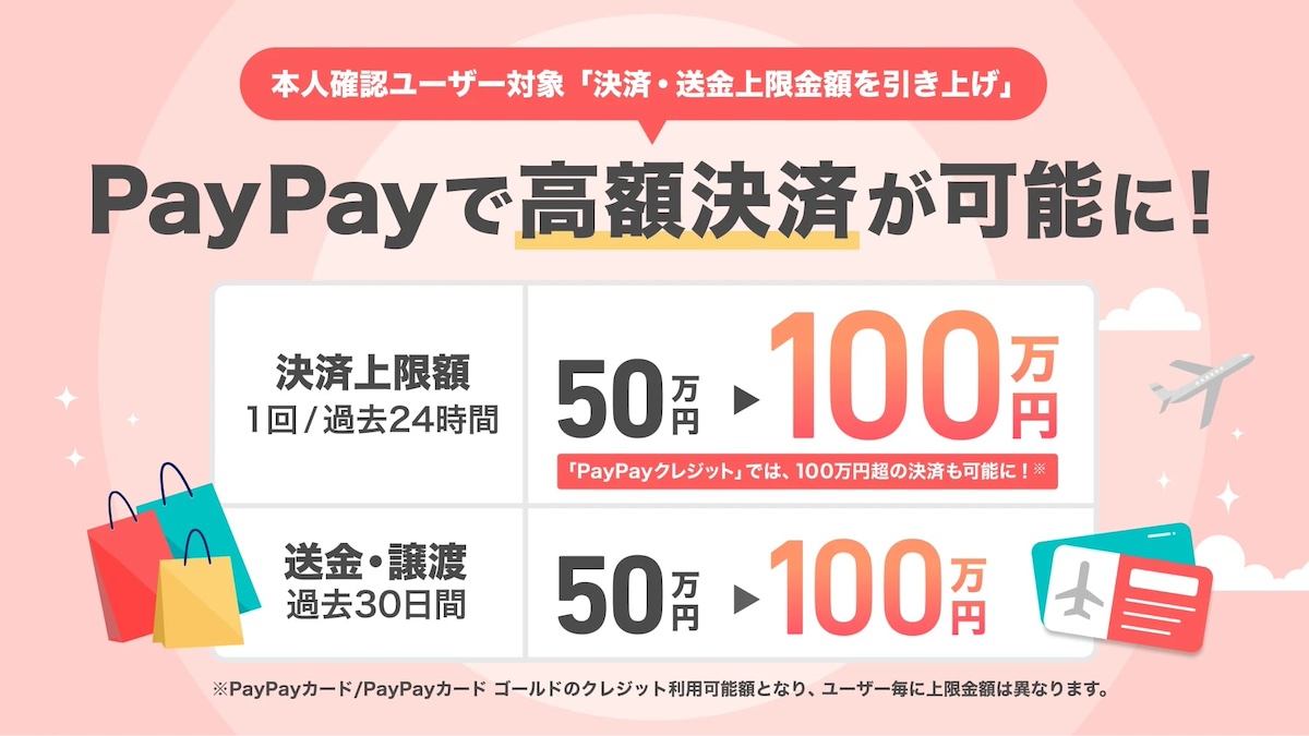 PayPay、1回あたりの決済上限を100万円に拡大 高額決済に対応 | AMP[アンプ] - ビジネスインスピレーションメディア